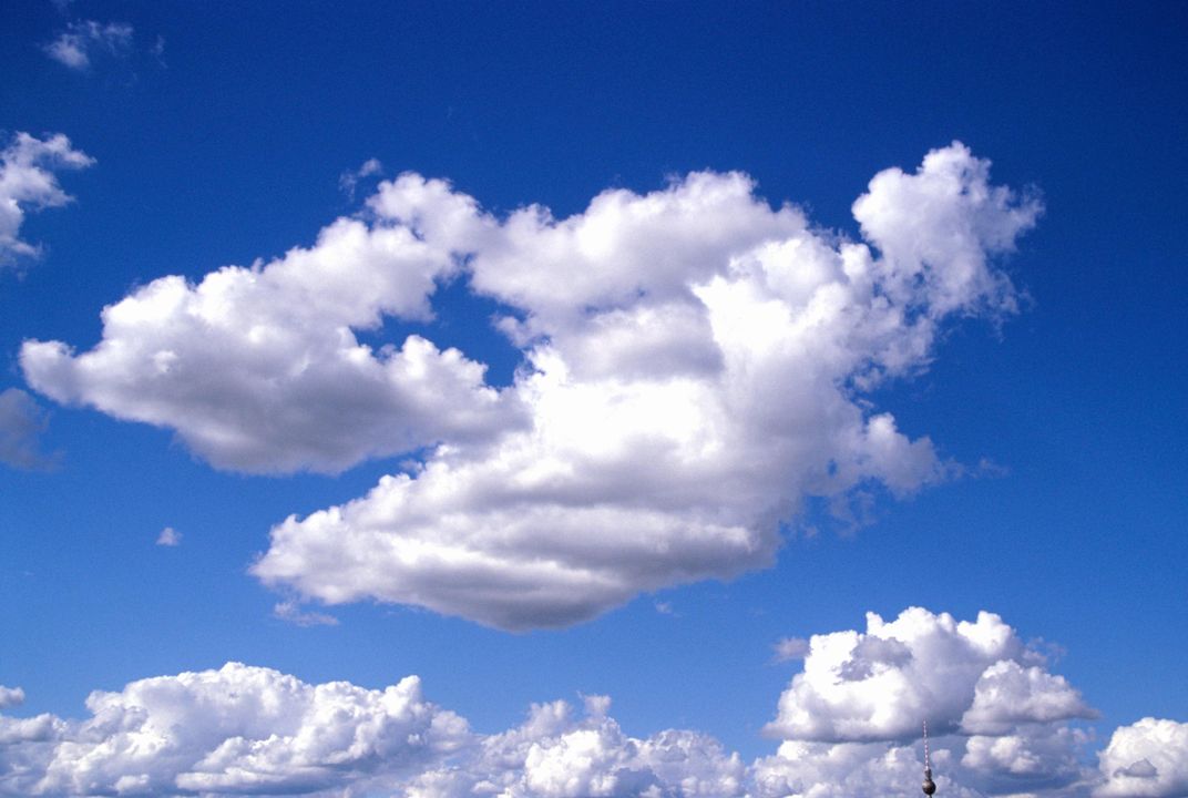what do puffy clouds mean