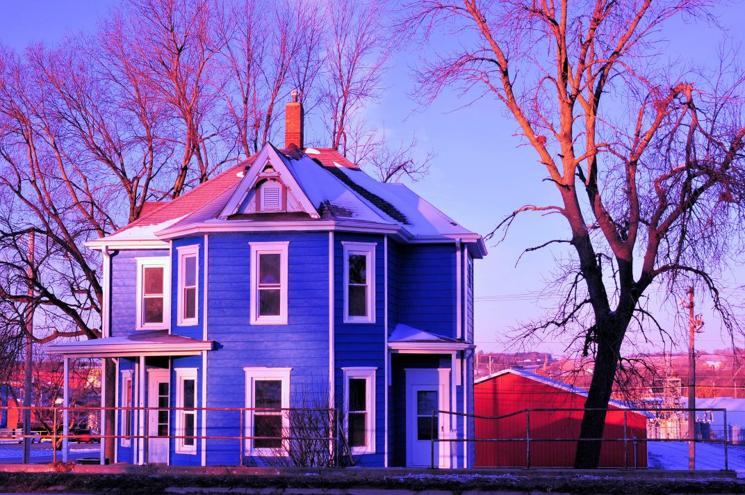 A very blue house at sunrise | Smithsonian Photo Contest | Smithsonian ...
