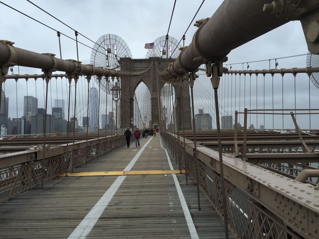 A wide shot view of the Brooklyn Bridge. | Smithsonian Photo Contest ...