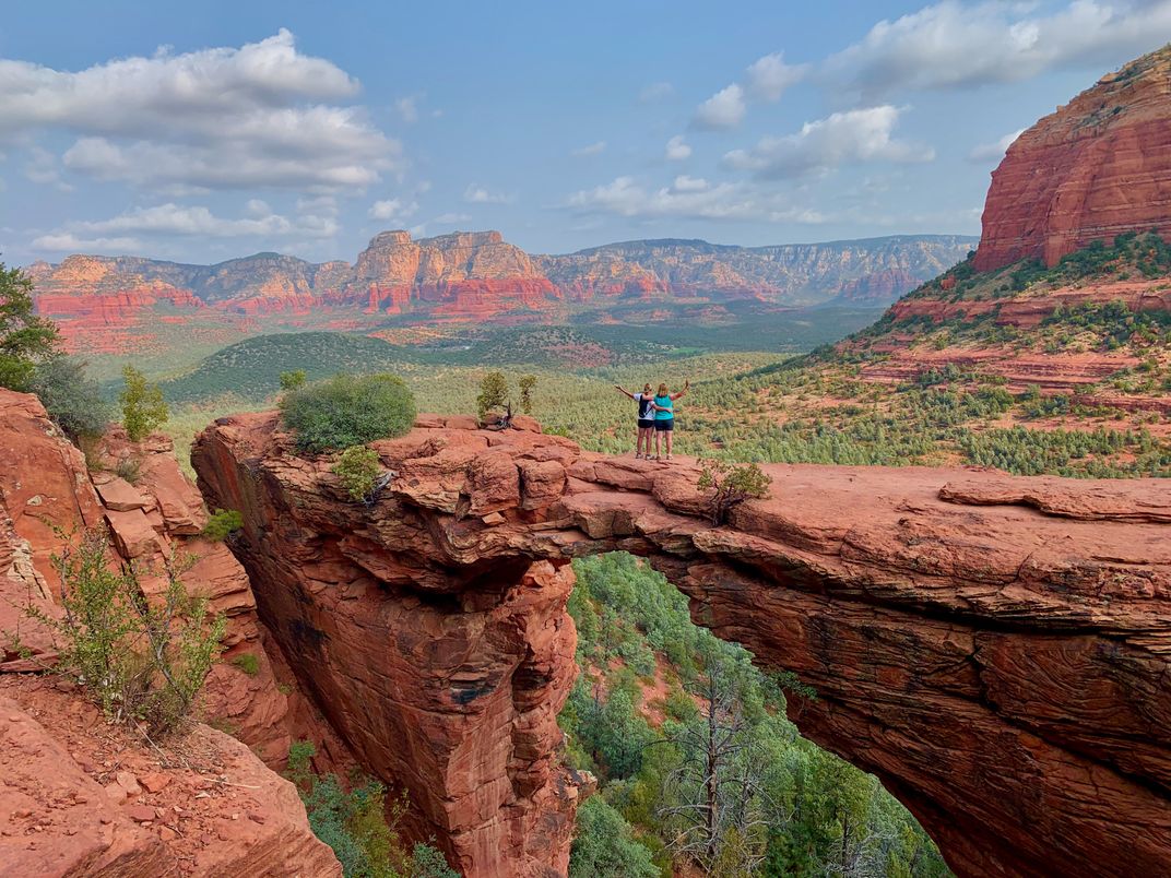 Best Friends on Devil's Bridge in Sedona, Arizona | Smithsonian Photo ...