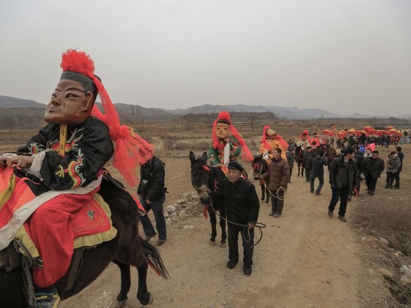 The Nuo Opera Catch the Yellow Ghost in North China | Smithsonian Photo ...