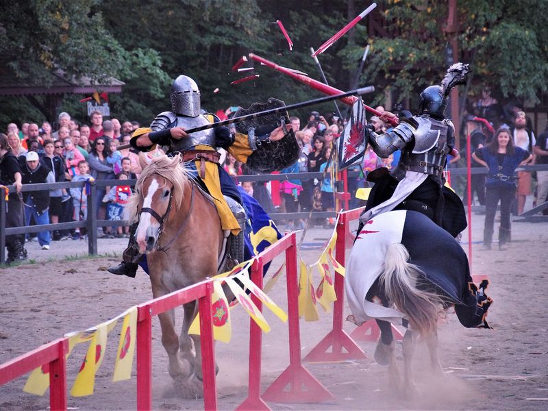 Joust to death at Renaissance Festival in New York | Smithsonian Photo ...