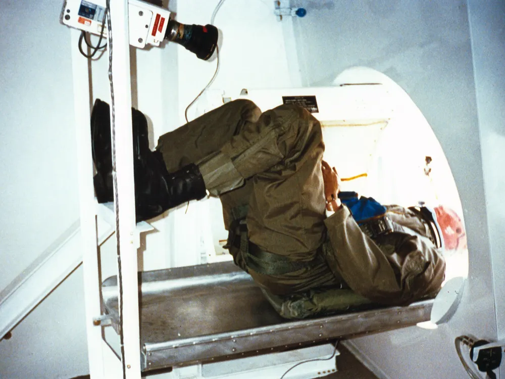 space shuttle crew parachute