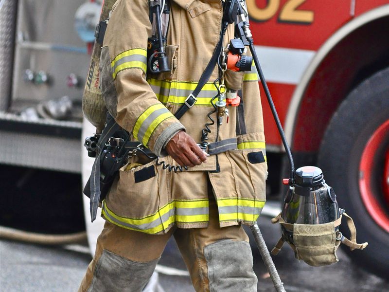 Heroes at work: A Washington, DC firefighter on scene at the explosion ...