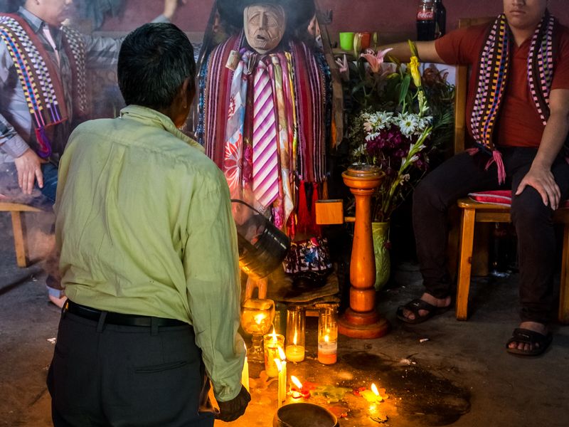 Praying to the Maya Deity Maximon | Smithsonian Photo Contest ...