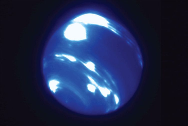 New Storm as Big as Earth Is Stirring Up Neptune's Atmosphere