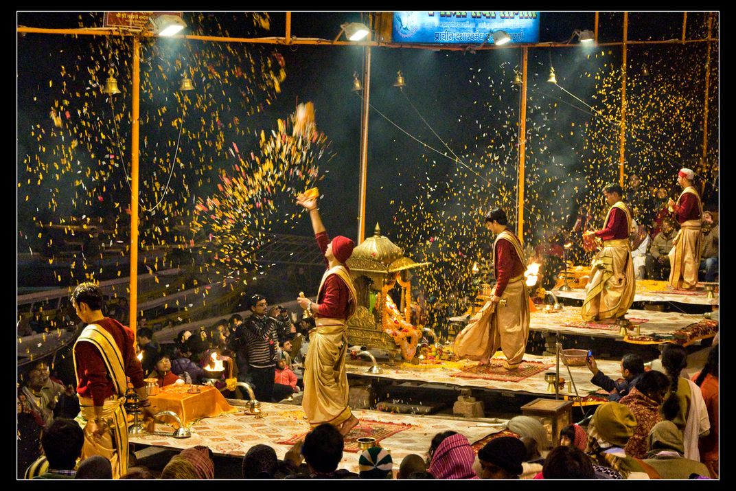 ganga puja at varanasi ghat | Smithsonian Photo Contest | Smithsonian ...