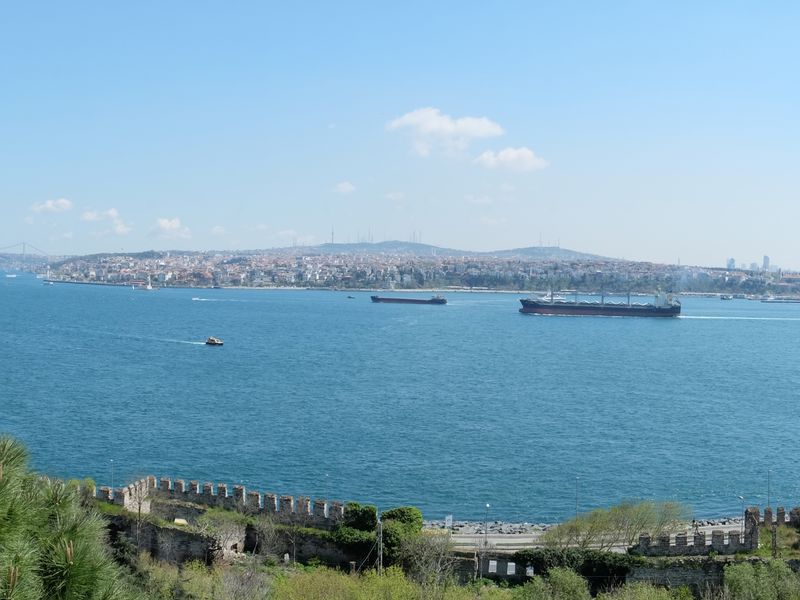 Panorama of the Bosphorus Strait in Istanbul Turkey | Smithsonian Photo ...