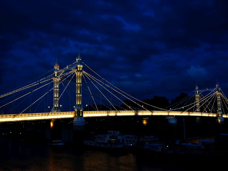Albert Bridge by night in London | Smithsonian Photo Contest ...