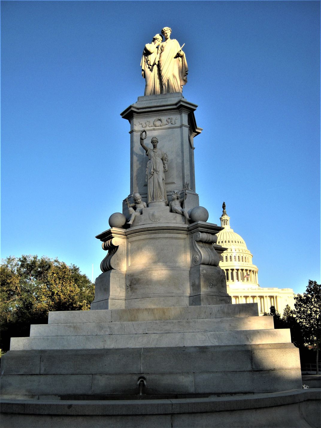 Peace Monument, In Remembrance of Naval Lives Lost at Sea, Civil War ...