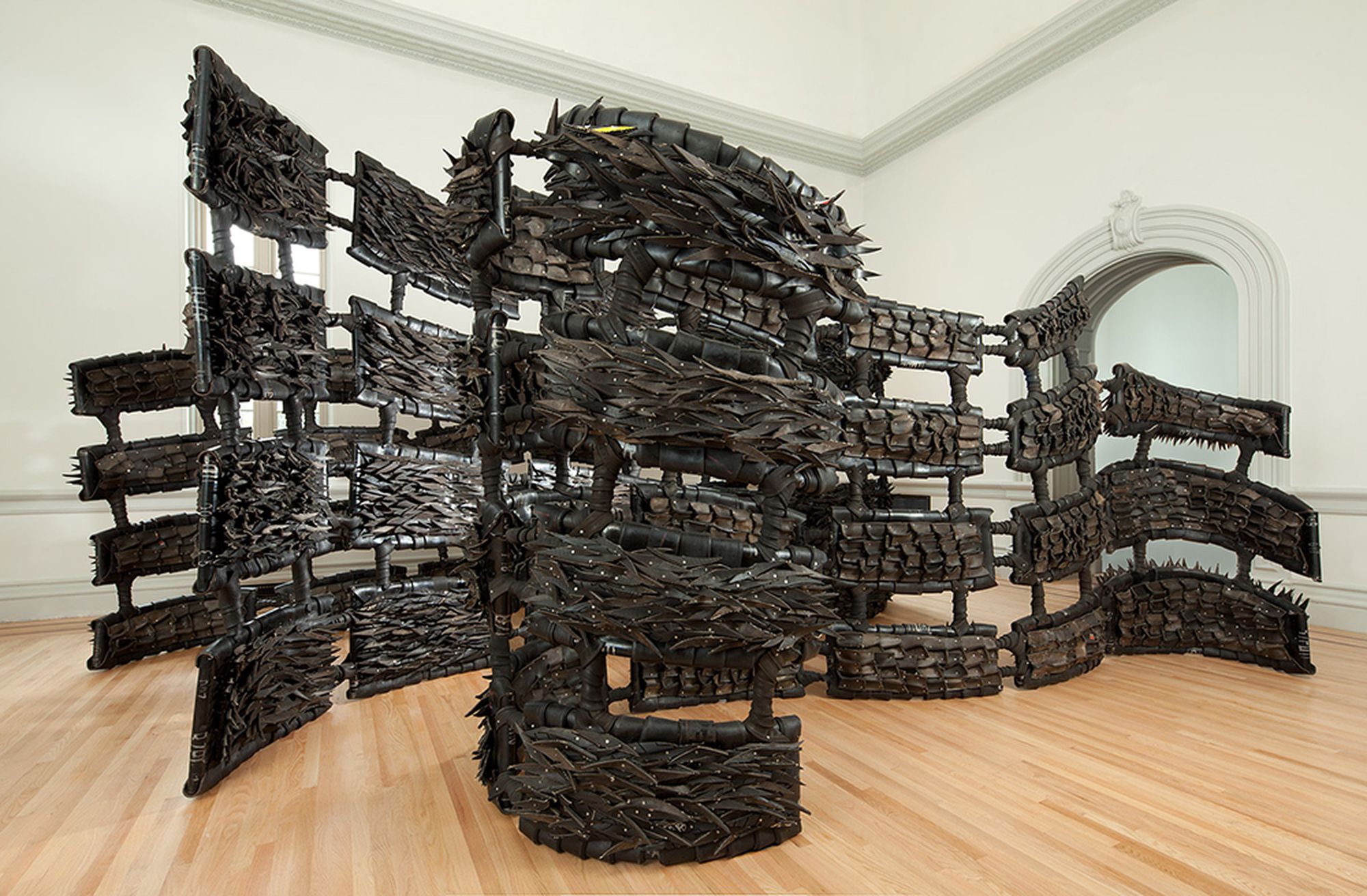 Artist Chakaia Booker Gives Tires a Powerful Retread