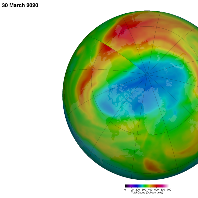 Ozone Layer Depletion Map