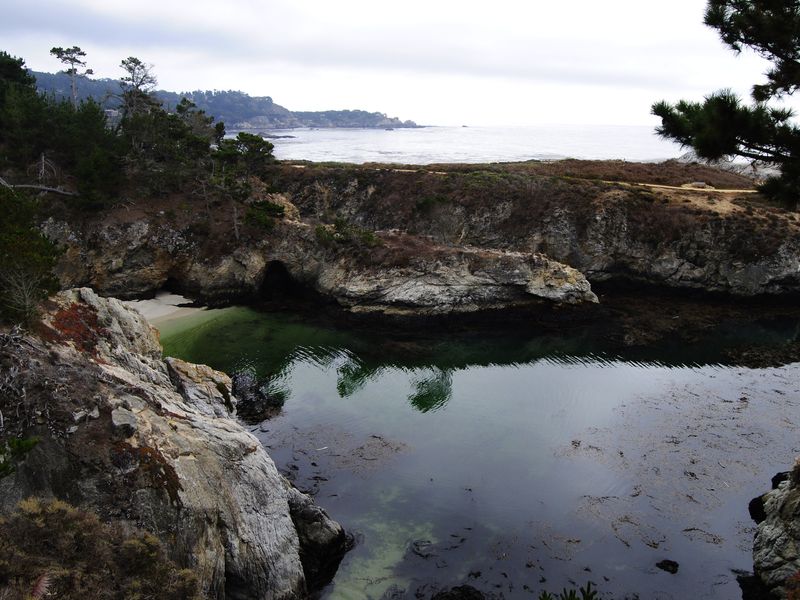Relaxing hike at Point Lobos State Natural Reserve, stopping along the ...