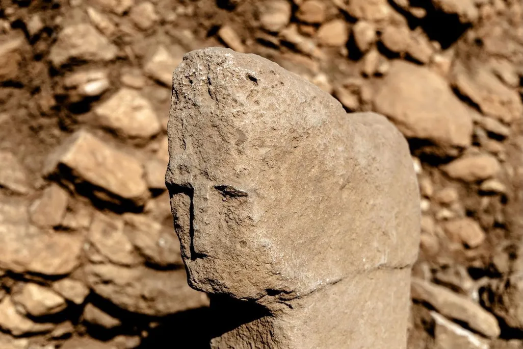 face in stone