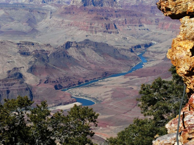 "The Path to Enlightenment" The Colorado River flows through the Grand ...