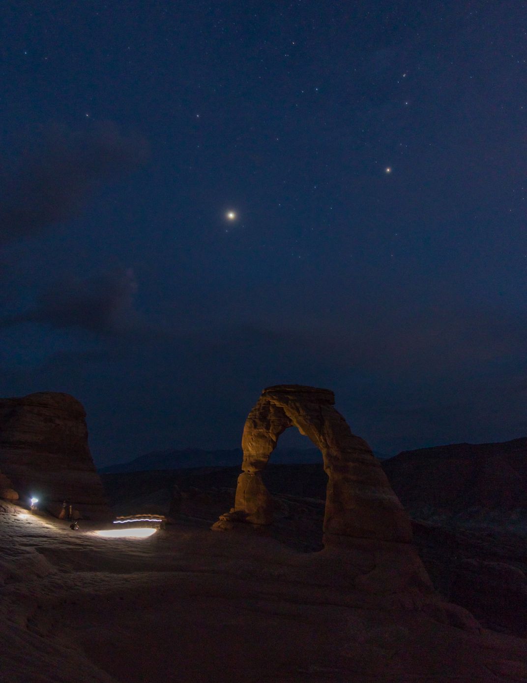 Delicate Arch at night | Smithsonian Photo Contest | Smithsonian Magazine