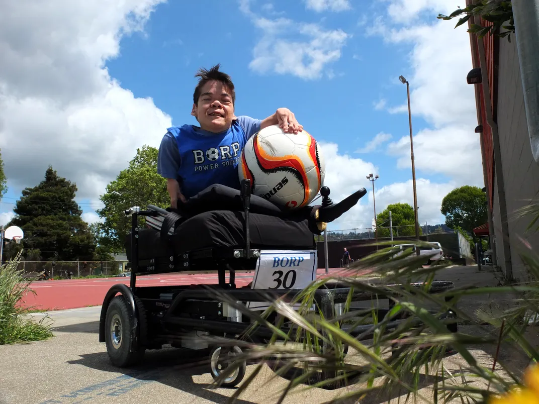Josh Burger–a point getter at BORP Power Soccer team Crusher #30 ...