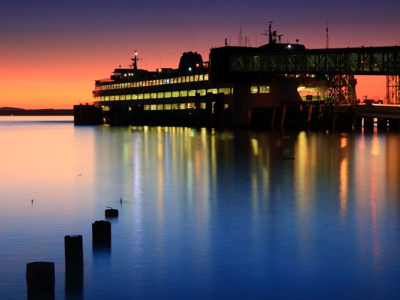 Washington State Ferry at Sunset | Smithsonian Photo Contest ...