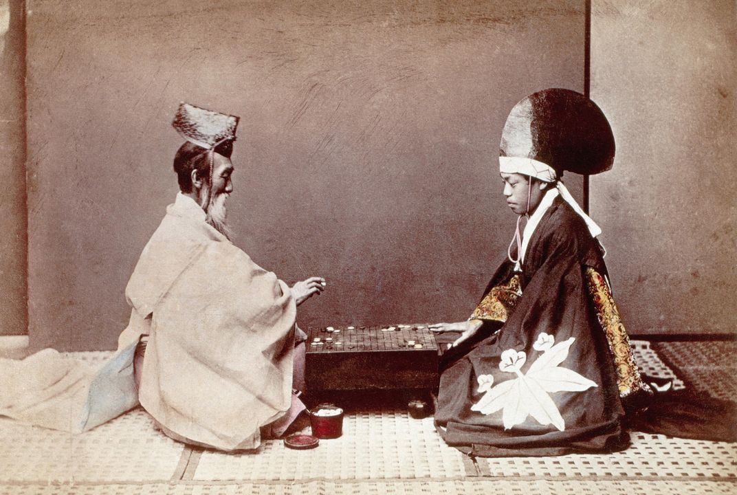 nineteenth century Japan colorized photography travel to Japan flower ...