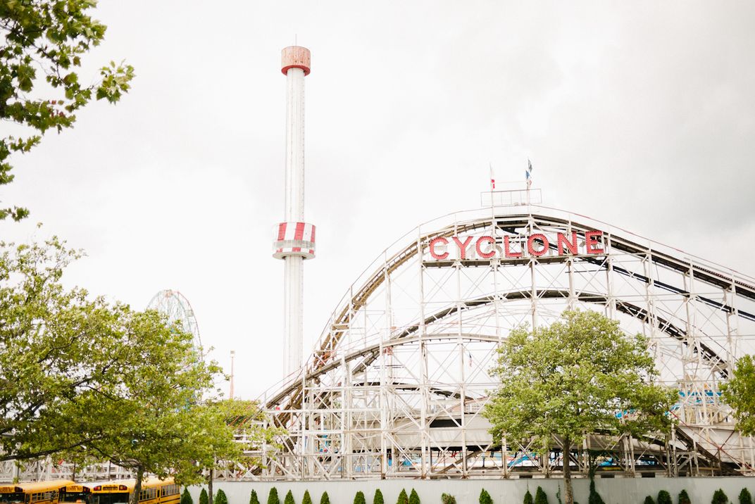World famous Cyclone roller-coaster on Coney Island. | Smithsonian ...