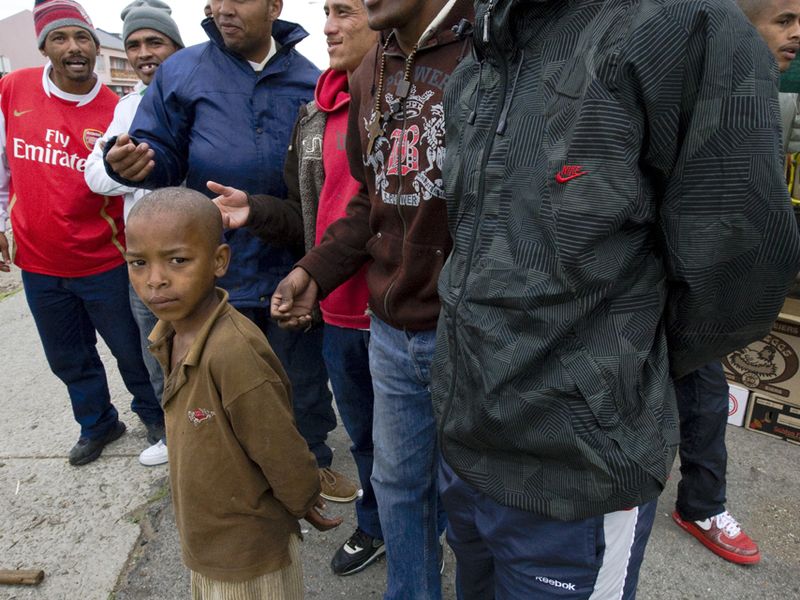 South African gang members teach the younger generation their ways ...