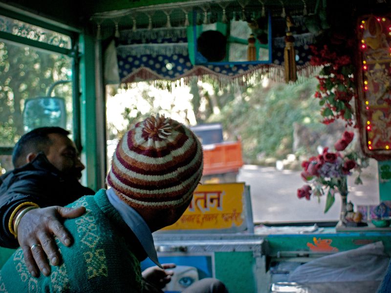 Men in a bus in India. | Smithsonian Photo Contest | Smithsonian Magazine