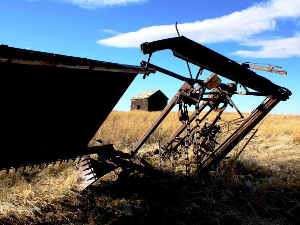 Abandoned farm machinery on an old homestead | Smithsonian Photo ...