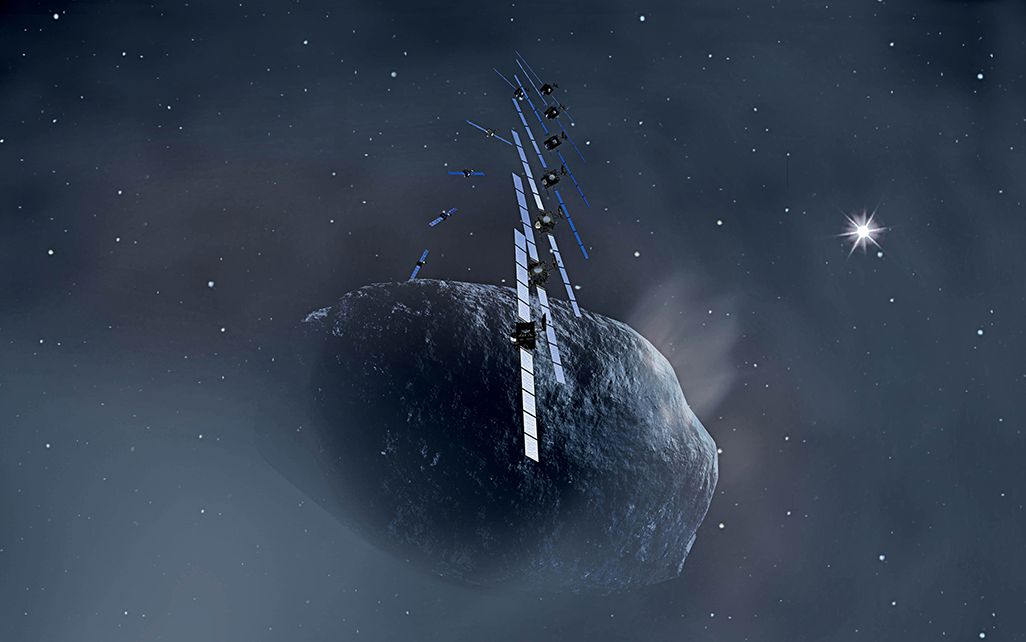 rosetta asteroid landing