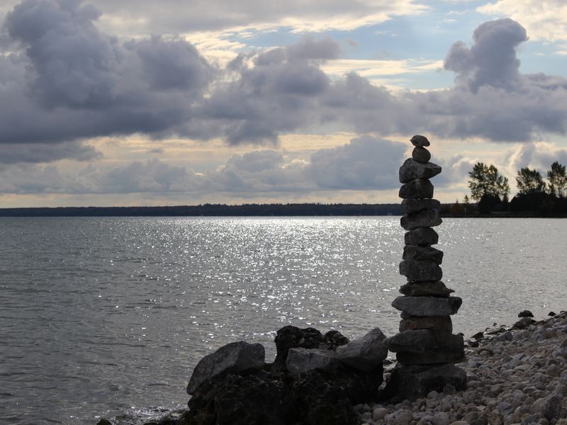 Stacked Rocks on Mackinac Island | Smithsonian Photo Contest ...