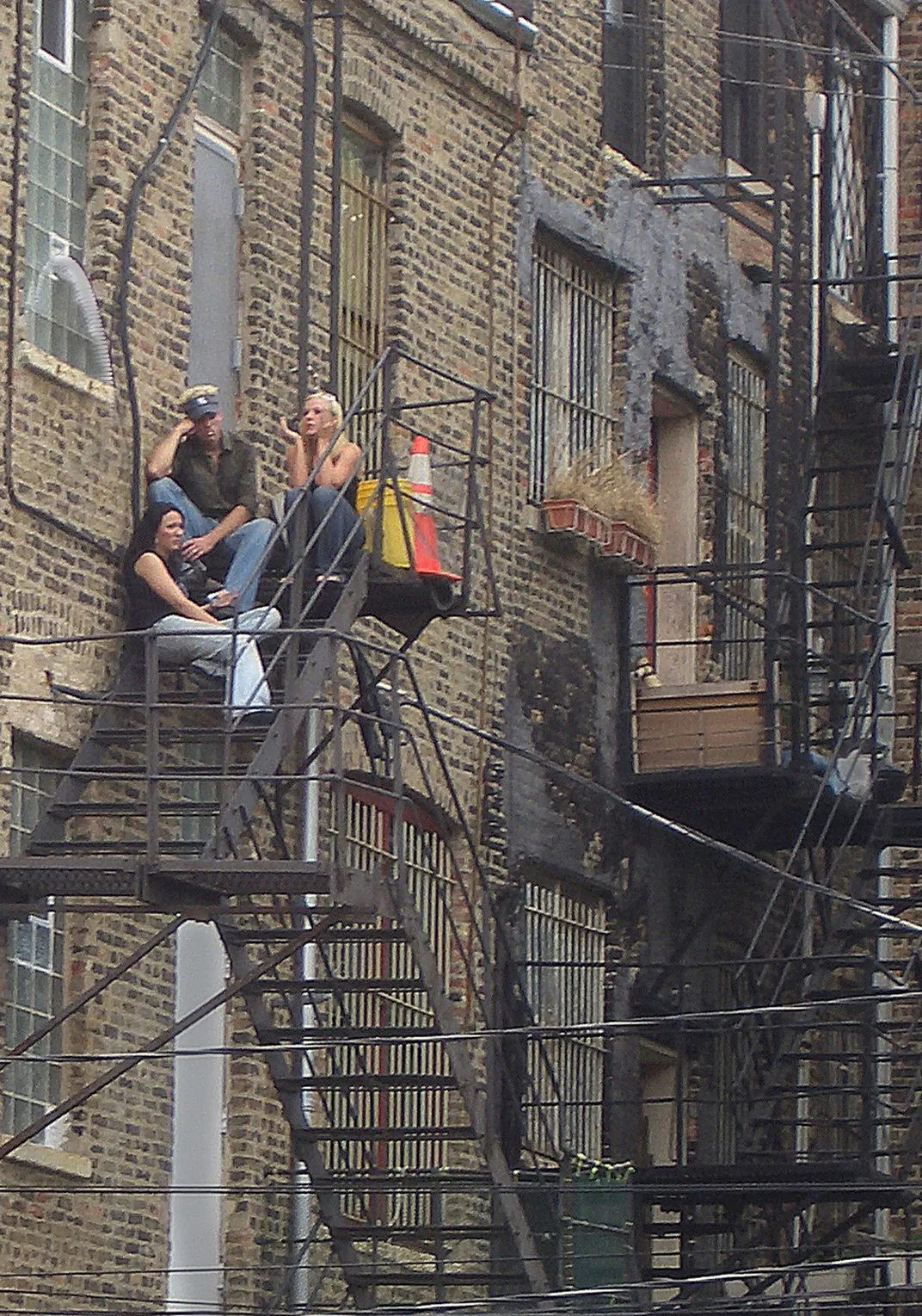 Just hanging out on a fire escape in Chicago | Smithsonian Photo ...