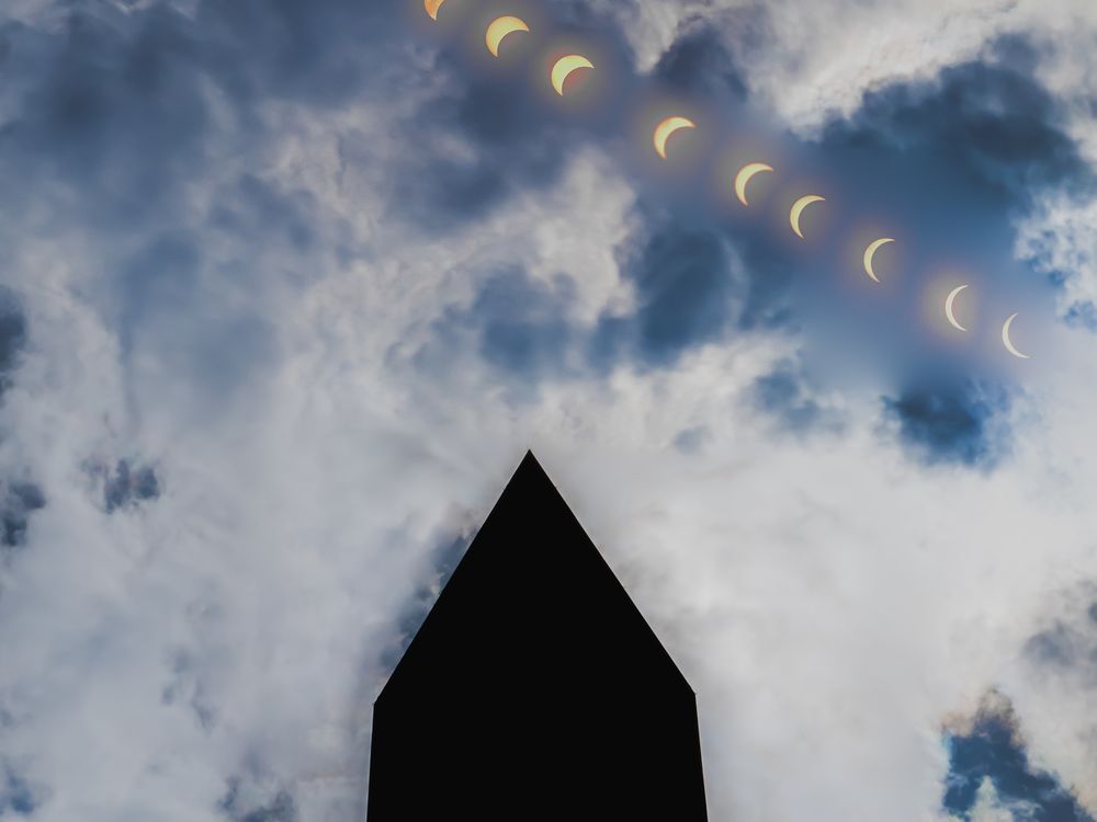 Solar eclipse over US symbol | Smithsonian Photo Contest | Smithsonian ...