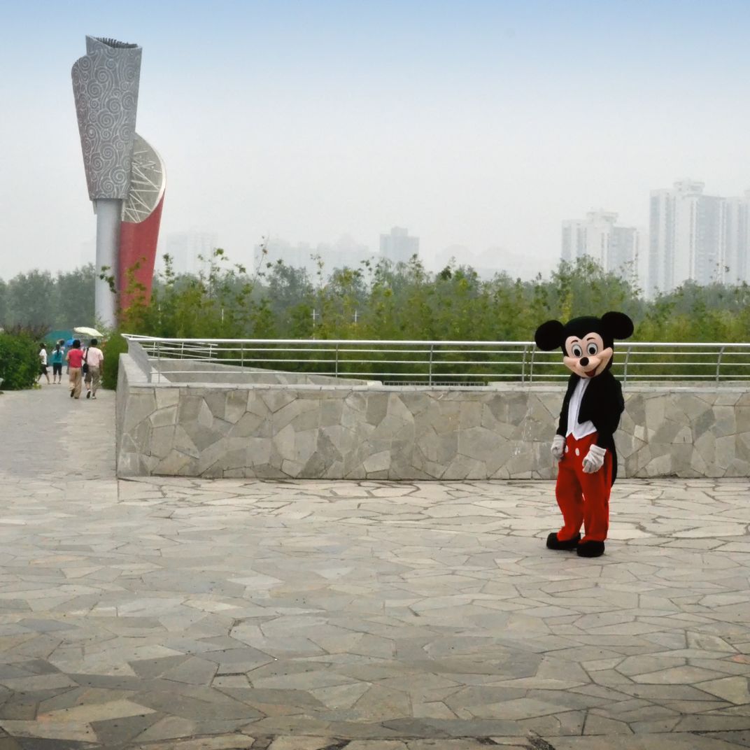 While walking around the Olympic Village in Beijing I came upon a ...