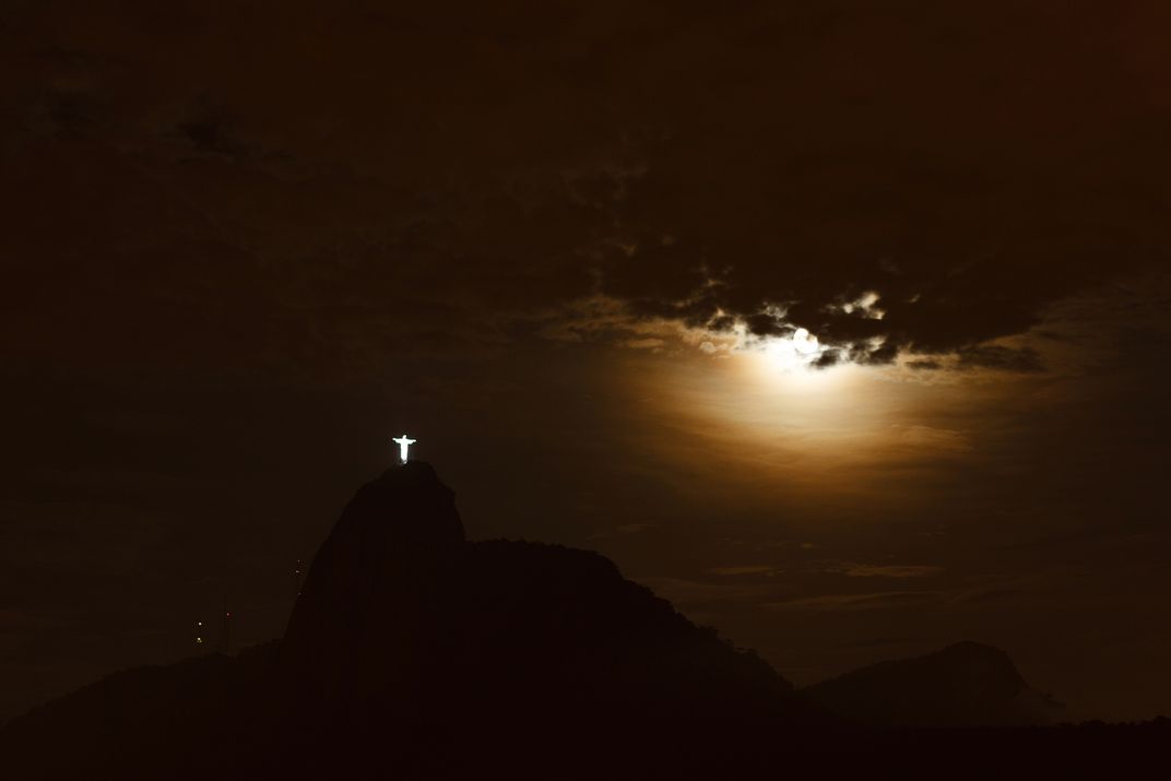 Christ the Redeemer and the moon | Smithsonian Photo Contest ...