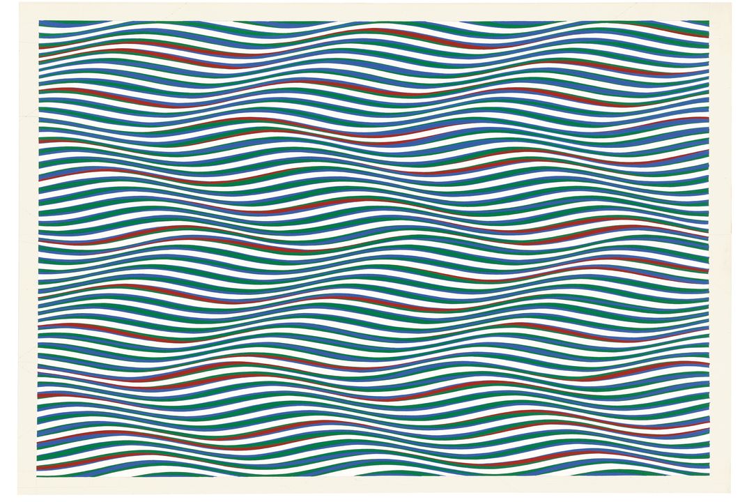 bridget riley waves