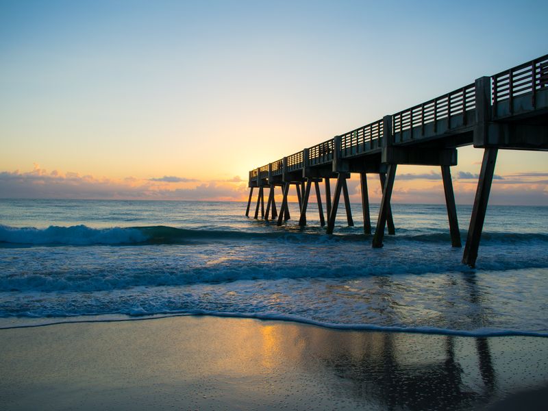 Pier in Vero Beach, Florida at Sunrise | Smithsonian Photo Contest ...
