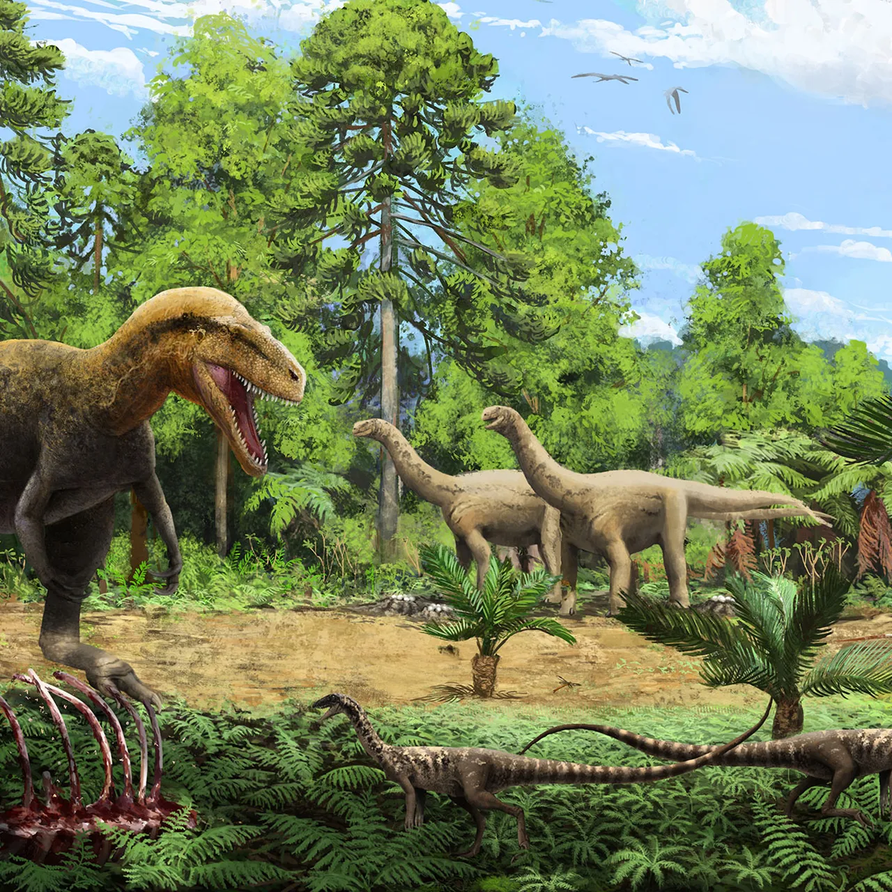 dinosaur era environment