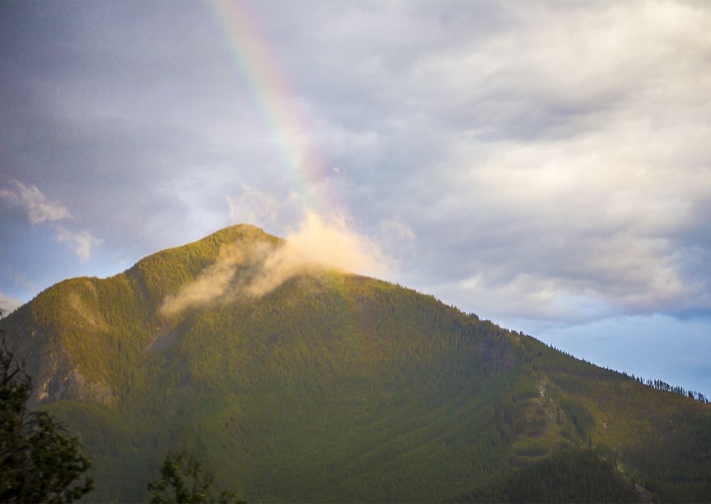Rainbow resting on a mountain | Smithsonian Photo Contest | Smithsonian ...