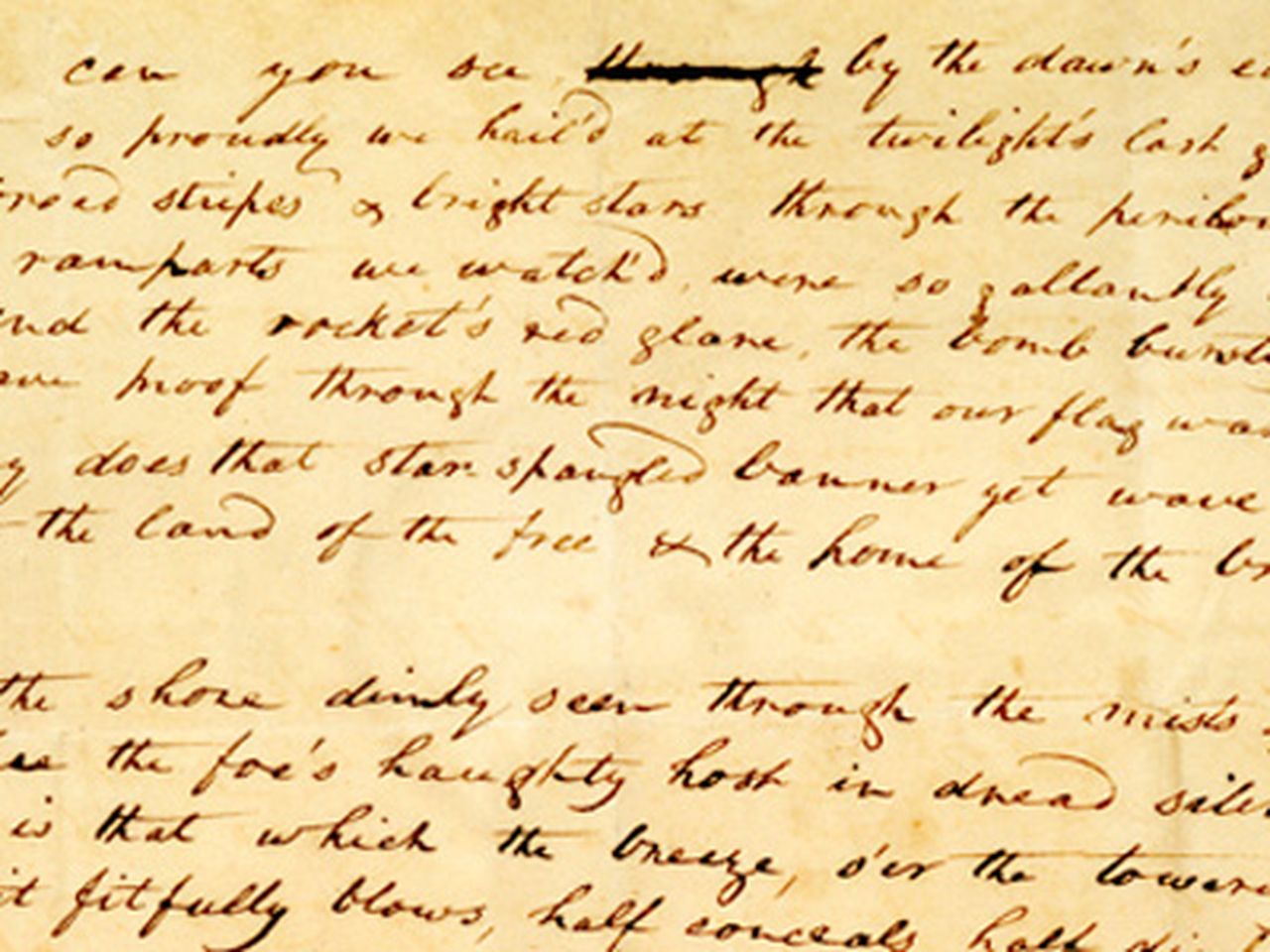Star Spangled Banner Us National Anthem With Lyrics