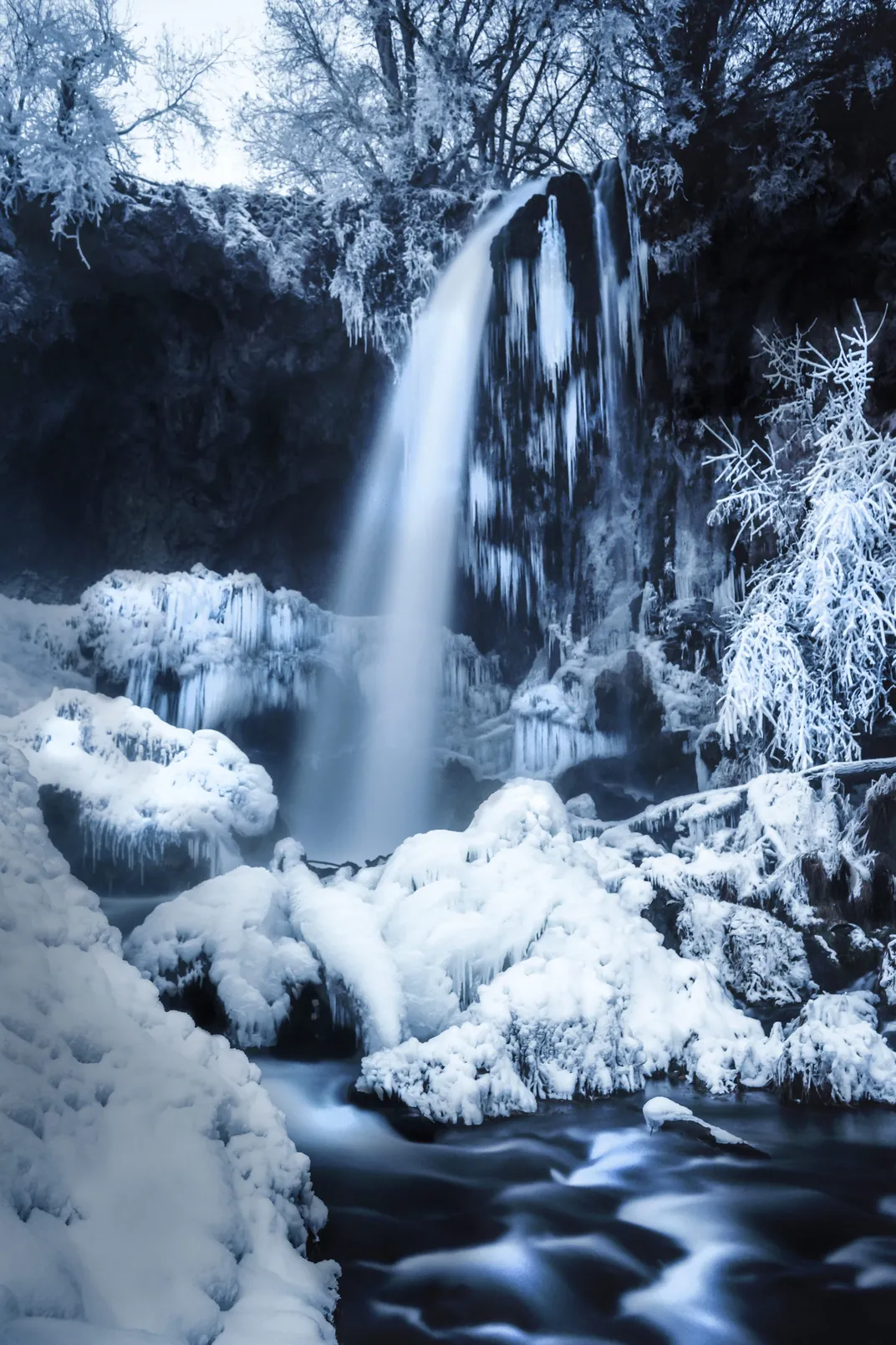 One of the rifle falls iced over. | Smithsonian Photo Contest ...