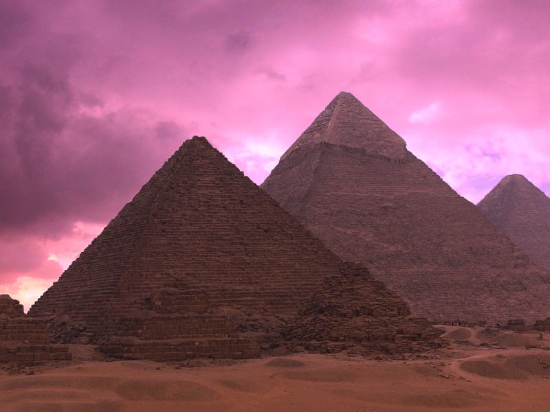 The Pyramids of Giza at Sunset | Smithsonian Photo Contest ...