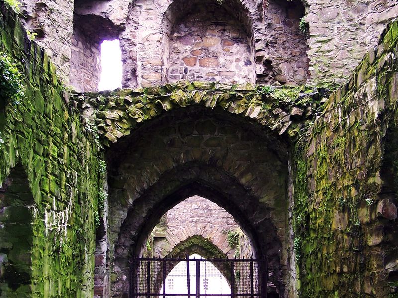 Exploring the ruins of Trim Castle, a castle of my wife's distant ...