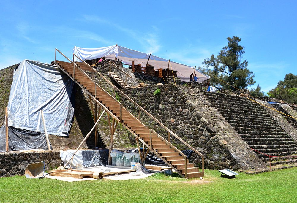 Earthquake Reveals 12th-Century Temple Hidden Within Aztec Pyramid