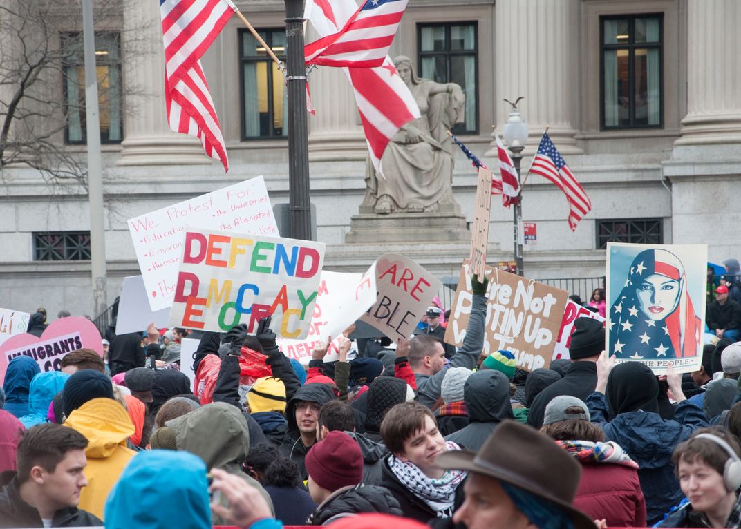Inauguration protest | Smithsonian Photo Contest | Smithsonian Magazine