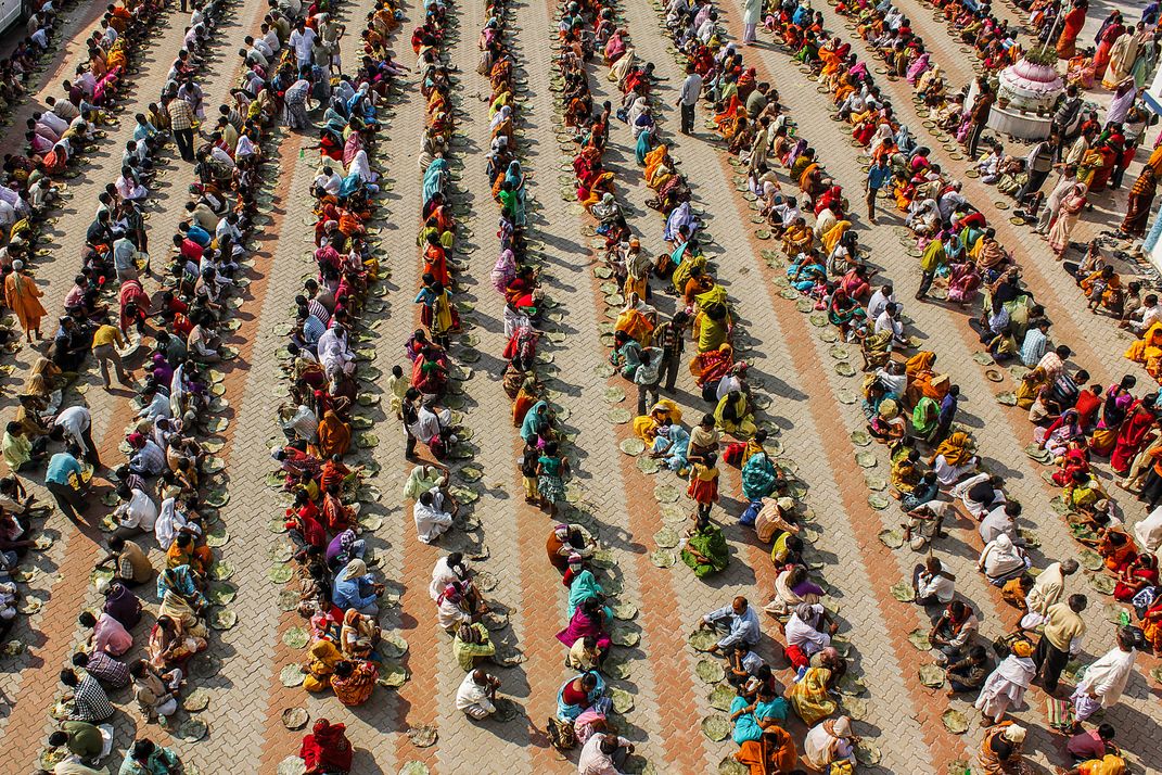 Pilgrims taking prasadam | Smithsonian Photo Contest | Smithsonian Magazine
