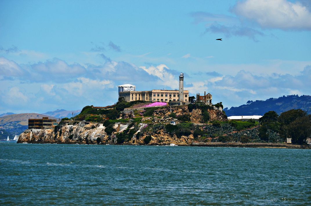 Views of Alcatraz Island from Pier 39. This scenic island is a must ...