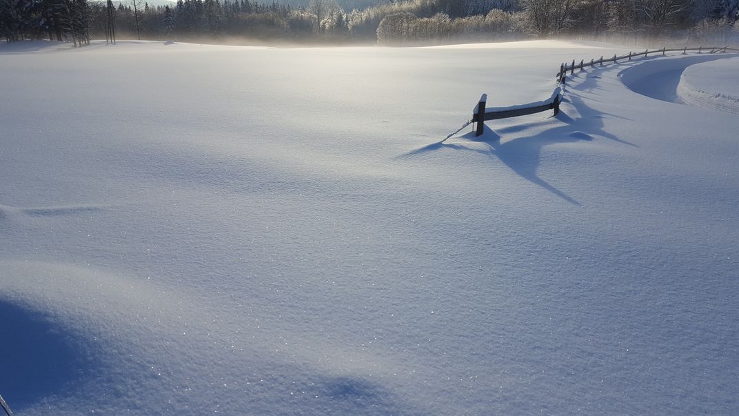 Snow on the field | Smithsonian Photo Contest | Smithsonian Magazine