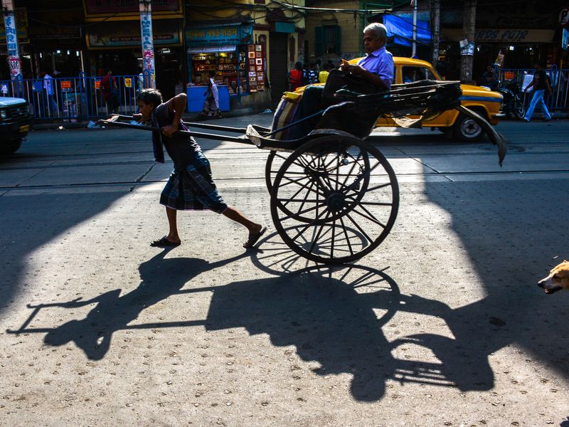 Kolkata’s Hand-Pulled Rickshaws are British Heritage in India’s ...
