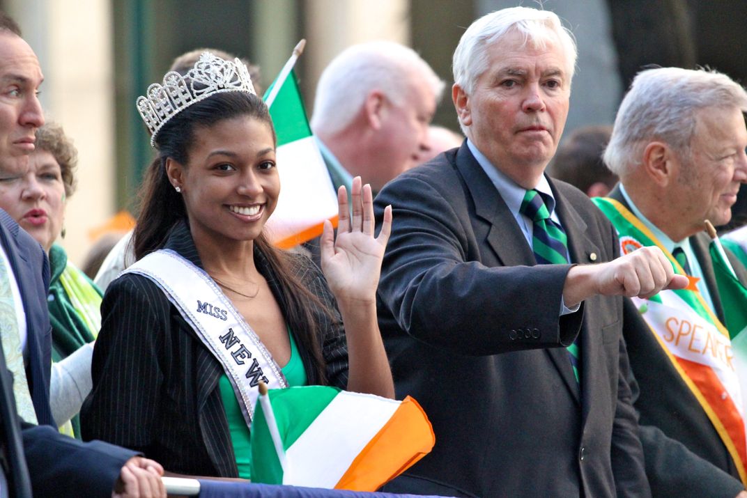 Everyone's Irish on St. Patrick's Day. Newly-crowned Miss Teen New York ...