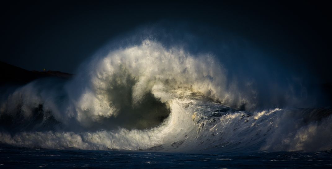 Foamy waves explode during a storm | Smithsonian Photo Contest ...