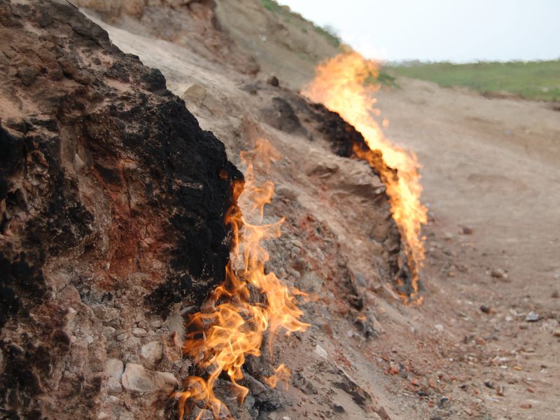 Natural burning ground in Baku | Smithsonian Photo Contest ...